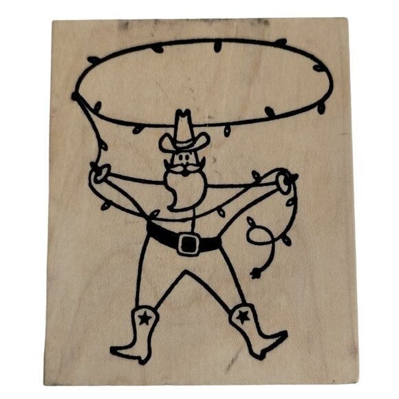Deadbeat Designs | Office | Deadbeat Designs Cowboy Santa Claus Rope ...